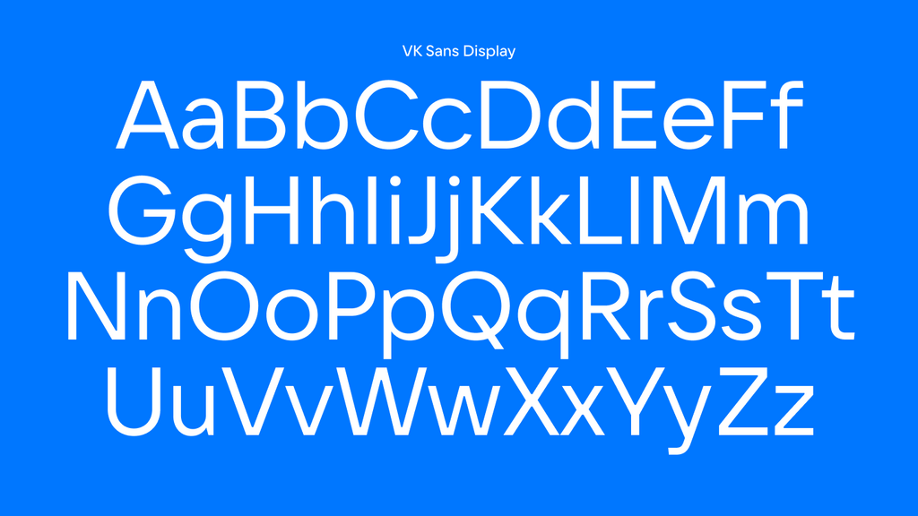 Как мы создавали фирменные шрифты для сервисов VK | TypeType®